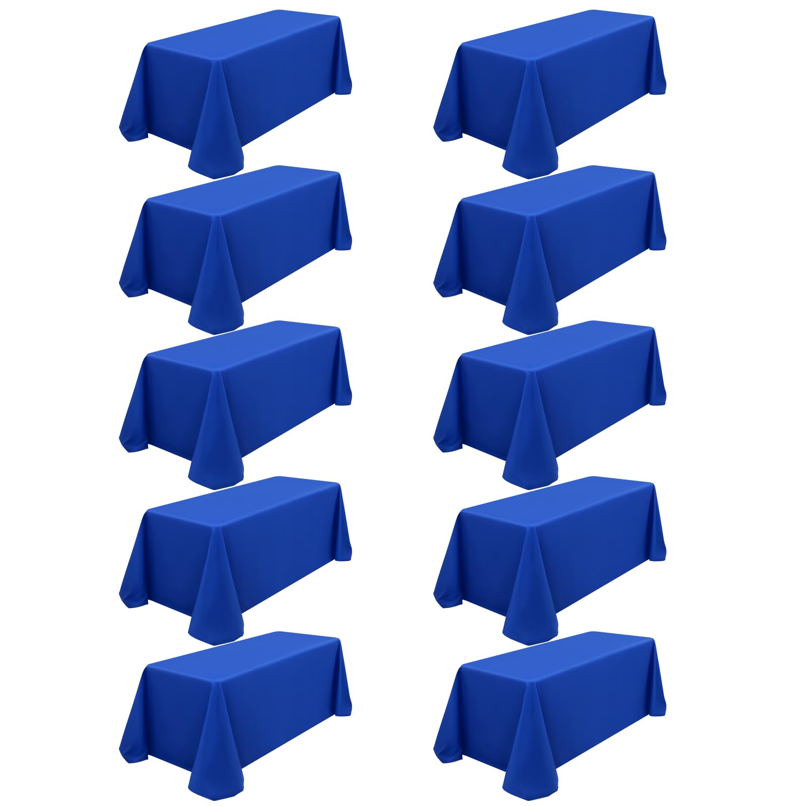 Snapklik.com : 10 Pack Royal Blue Tablecloth Rectangle Table,90 X 156 ...