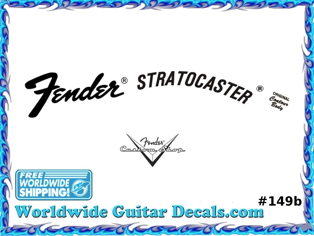 Buy Fender Stratocaster Guitar Decal Headstock Waterslide Restoration ...