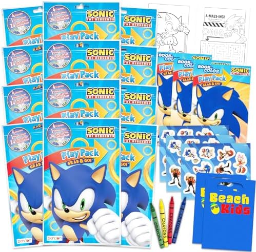 Amazon.com: Sonic the Hedgehog Birthday Party Favors and Supplies ...