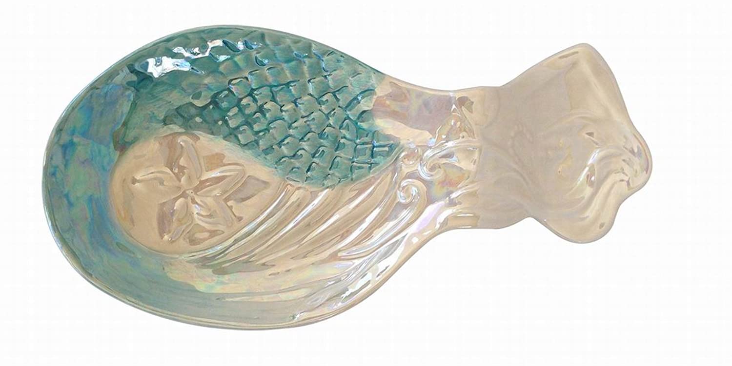 Amazon.com: Blue Sky Ceramic Mermaid Spoon Rest, Multi : Home & Kitchen