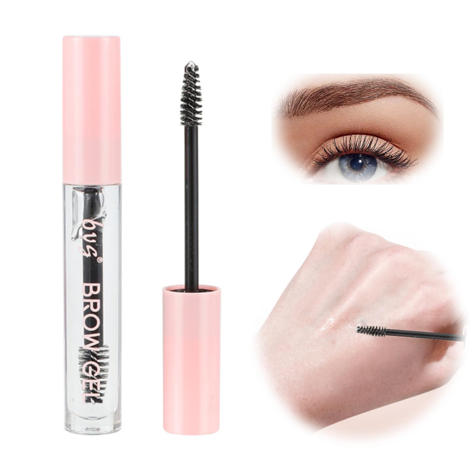 Leogony Clear Mascara and Brow Gel, Waterproof Eyebrow Gel Long Lasting ...