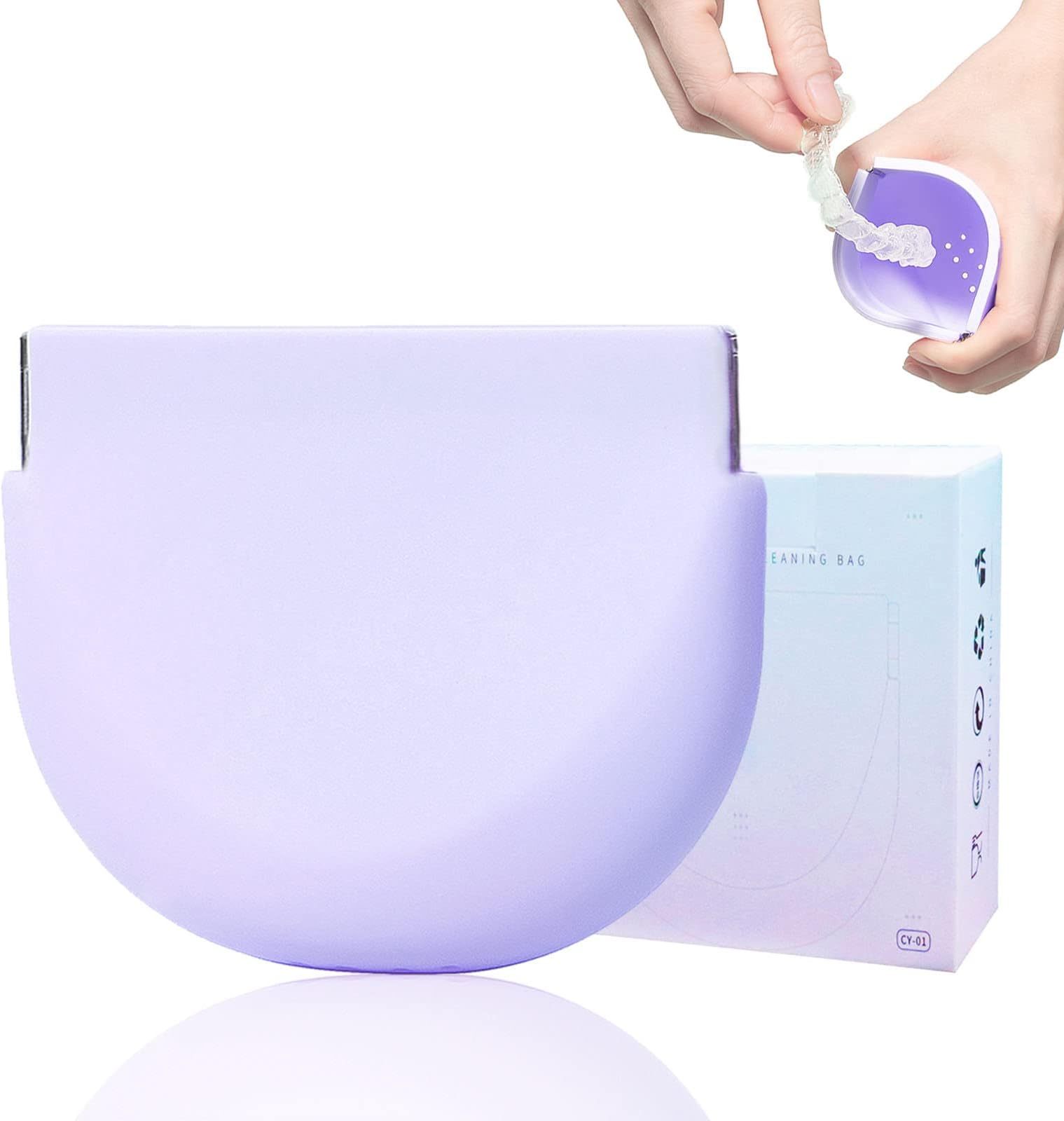 Amazon.com : Invisalign Aligner and Retainer Case (Purple) : Health ...