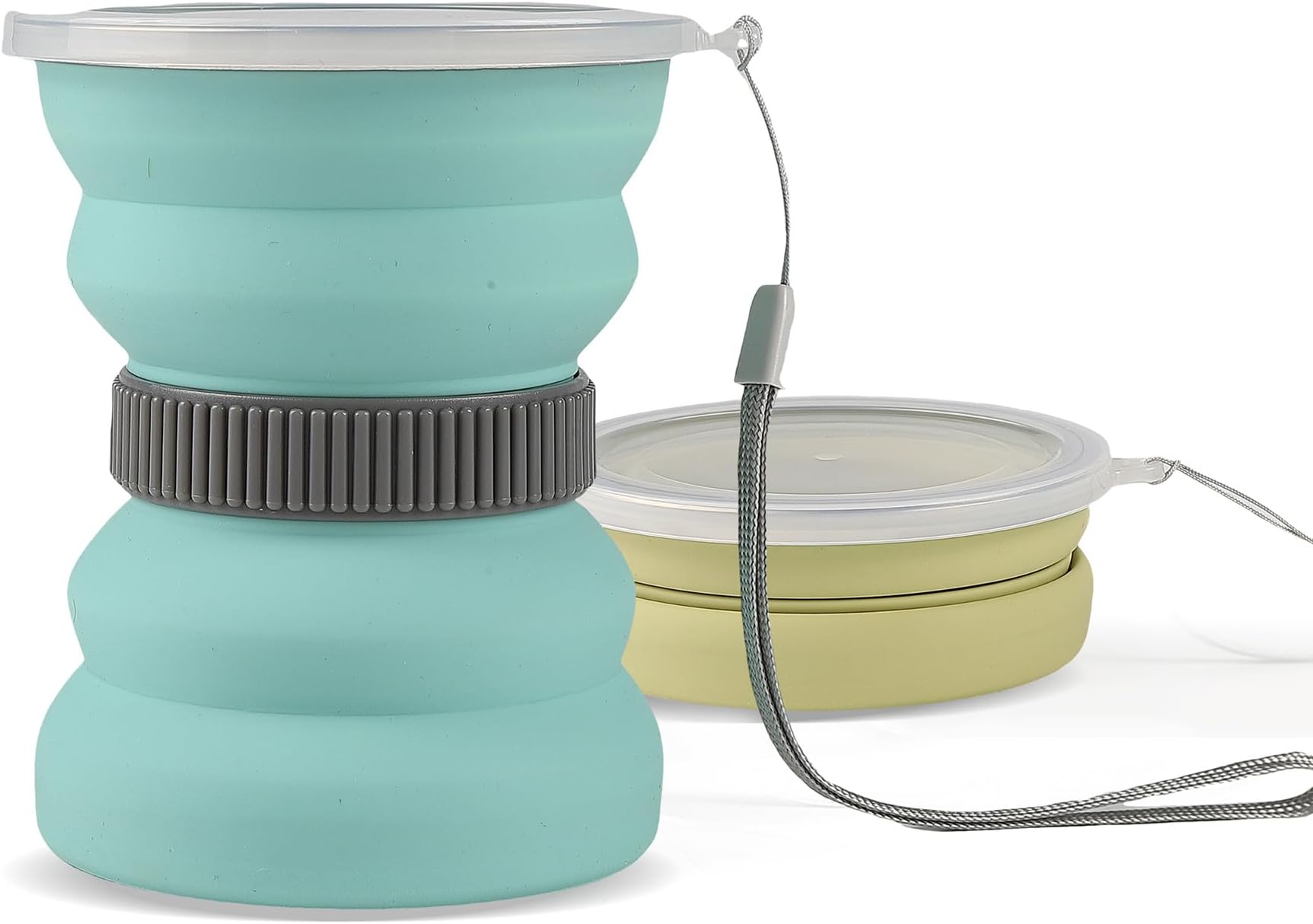 Amazon.com: GUANCI Silicone Collapsible Travel Cup Set, 4 Pack Silicone ...