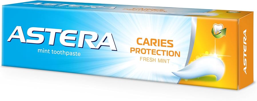 Astera Caries Protection Fresh Mint Toothpaste 110 g : Buy Online at Best Price in KSA - Souq is ...