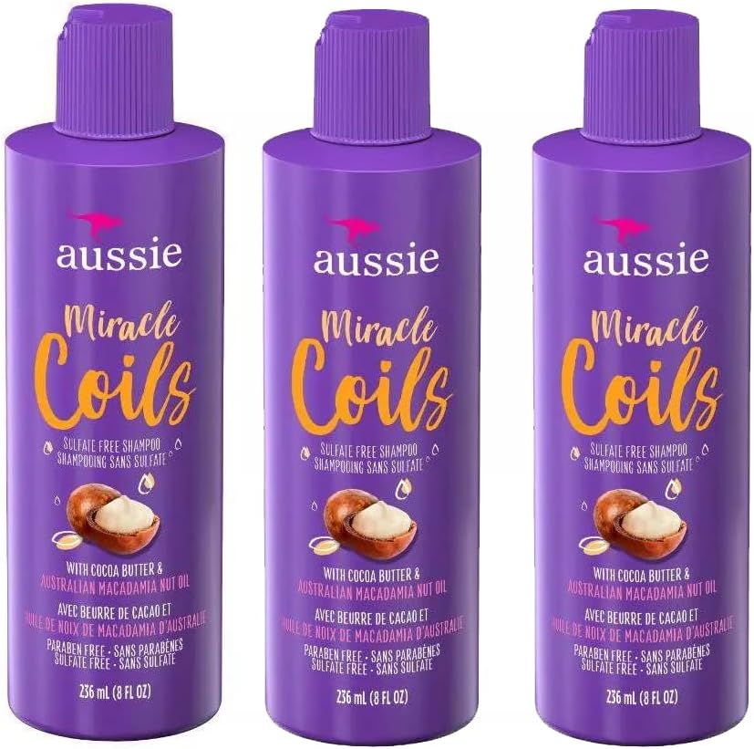 Amazon.com : Aussie Miracle Curls Set: Shampoo, Conditioner, Deep ...