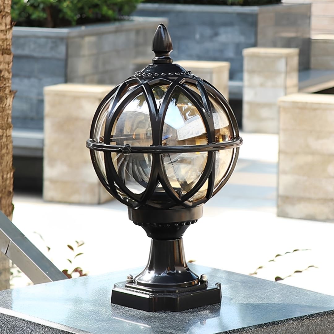 Porch Torch Light Fixture Globe