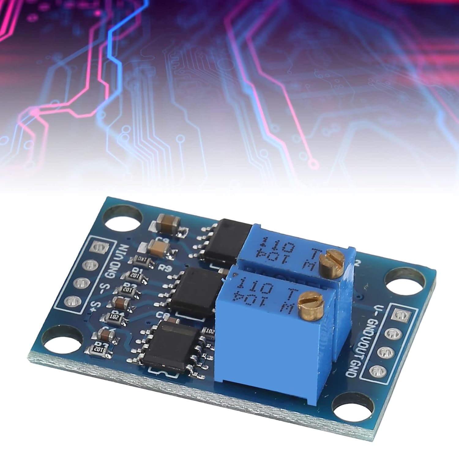 AD620 Voltage Amplifier Module Microvolt/Millivolt Small Signal ...