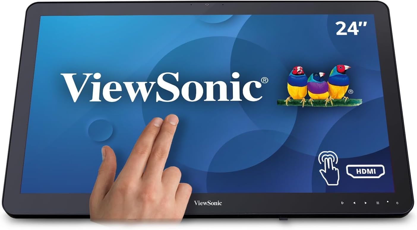 Amazon.com: ViewSonic TD2430 24in 1080p 10-Point Multi Touch Screen ...