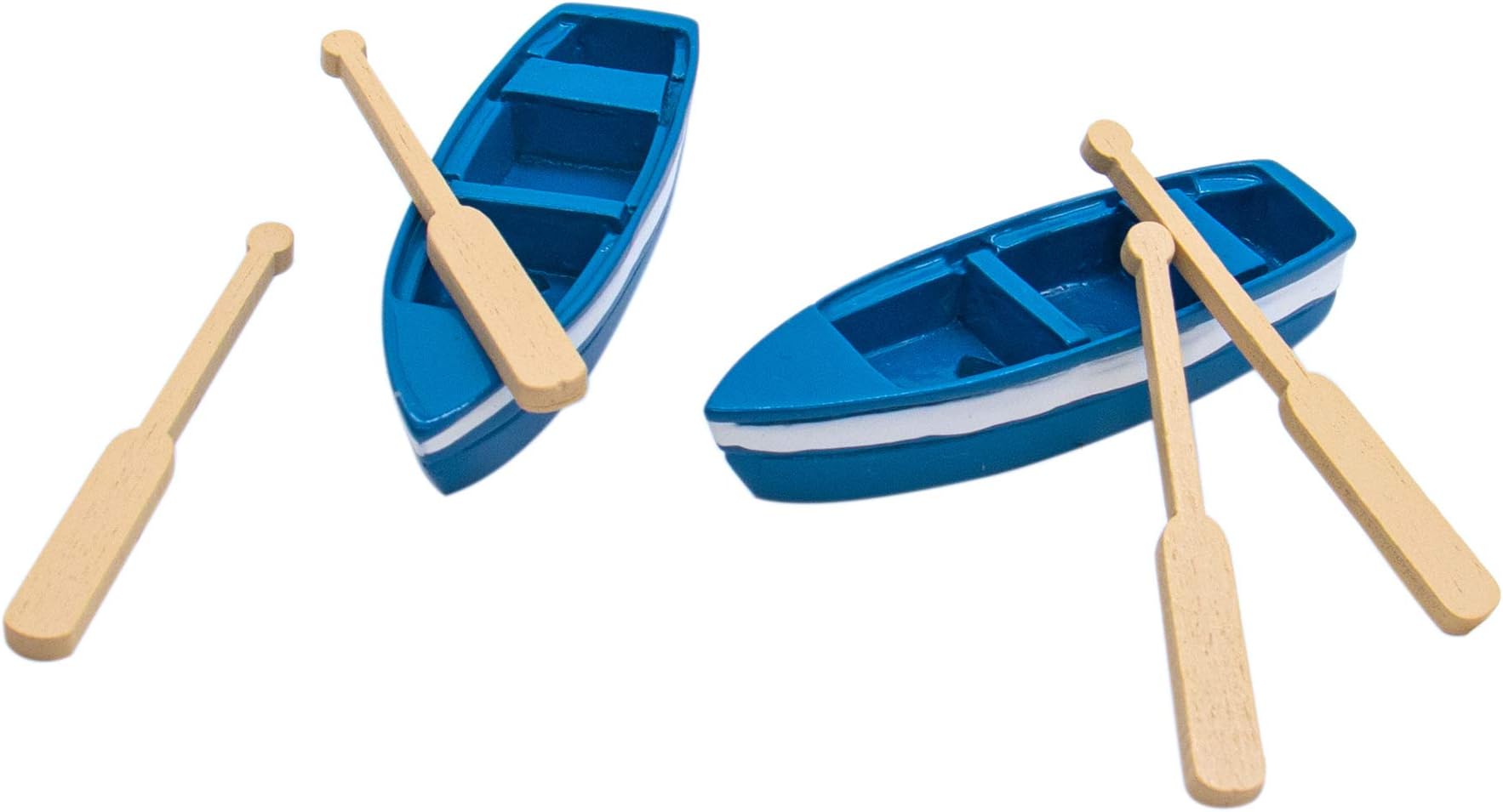 Amazon.com: LQ Industrial Lovely Miniature Blue Rowboat Little Plastic ...