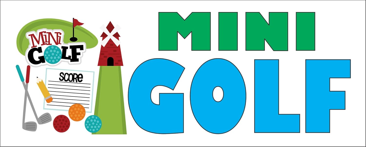 Amazon.com : Mini Golf 2x5 Banner Sign : Office Products