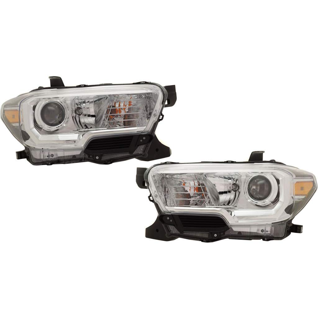 Amazon.com: For Toyota Tacoma Headlight Assembly 2019 2020 Pair Driver ...