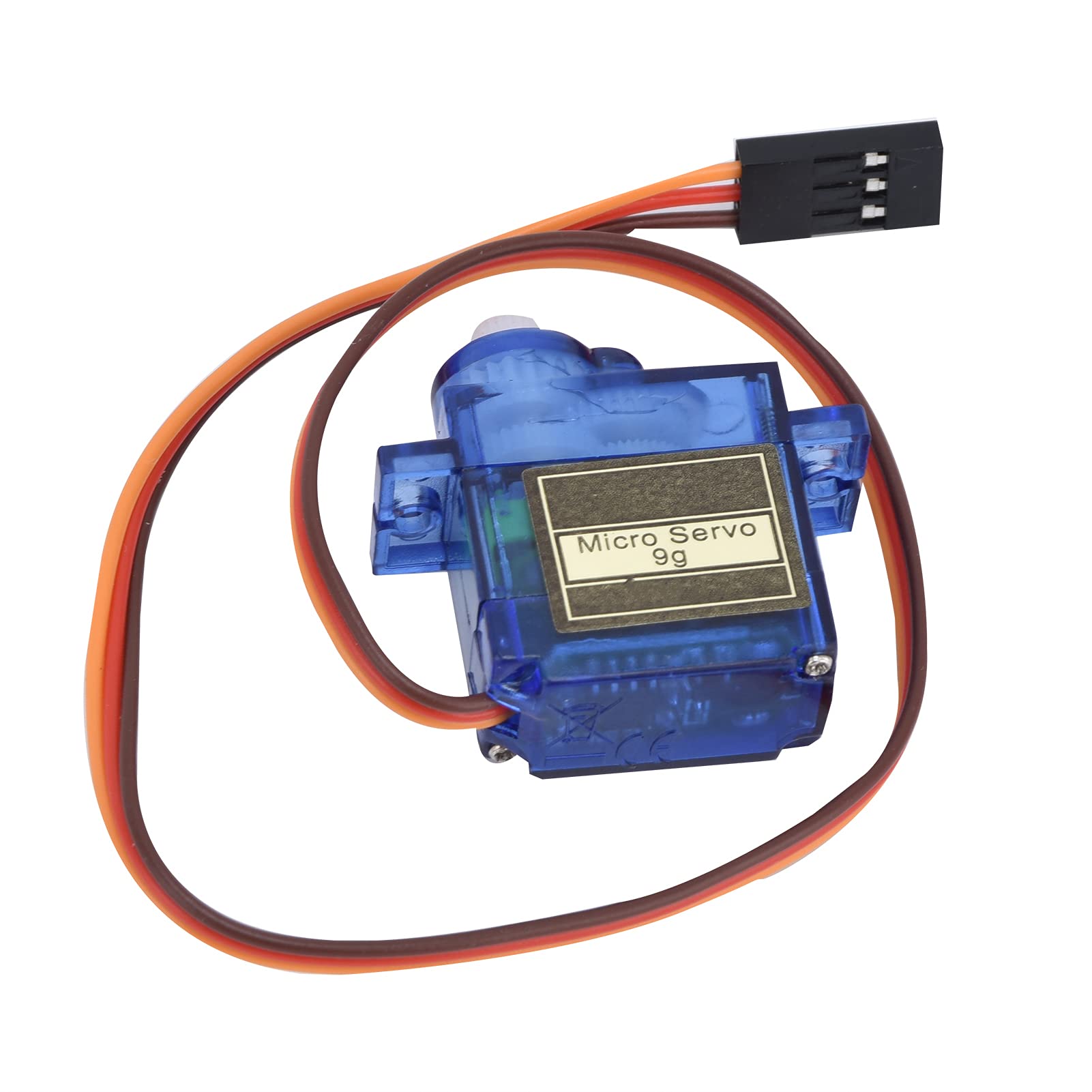 Buy Servo Motors, 1.6kg/cm Torsion Geared Servo 180° Rotation Angle 9g ...