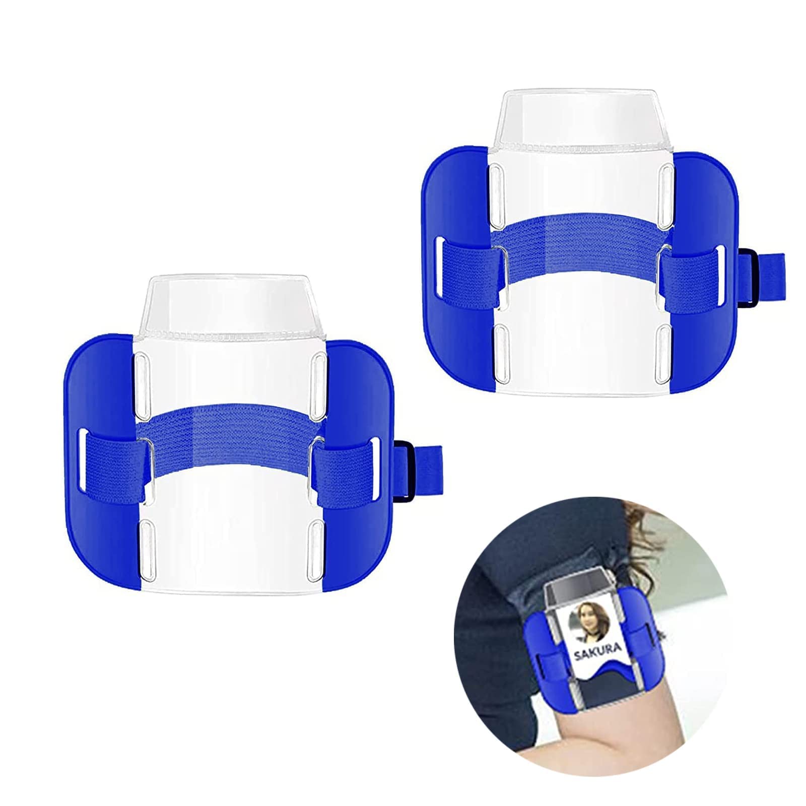 Sia Badge Holder,2 Pc Arm Badge Holder Armband License ID Card Insignia ...