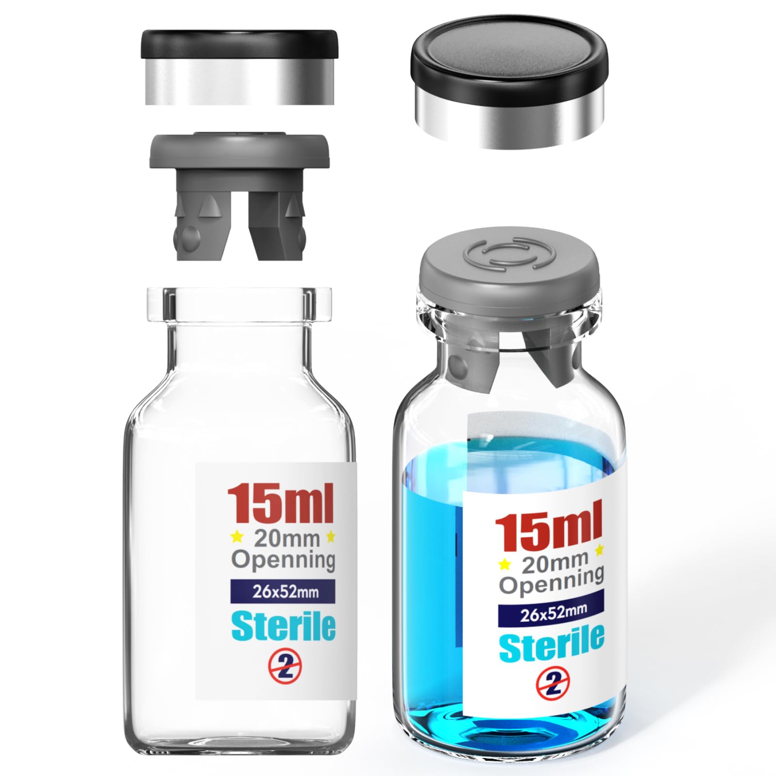 Snapklik.com : Ks-Tek Sterile Empty Vial