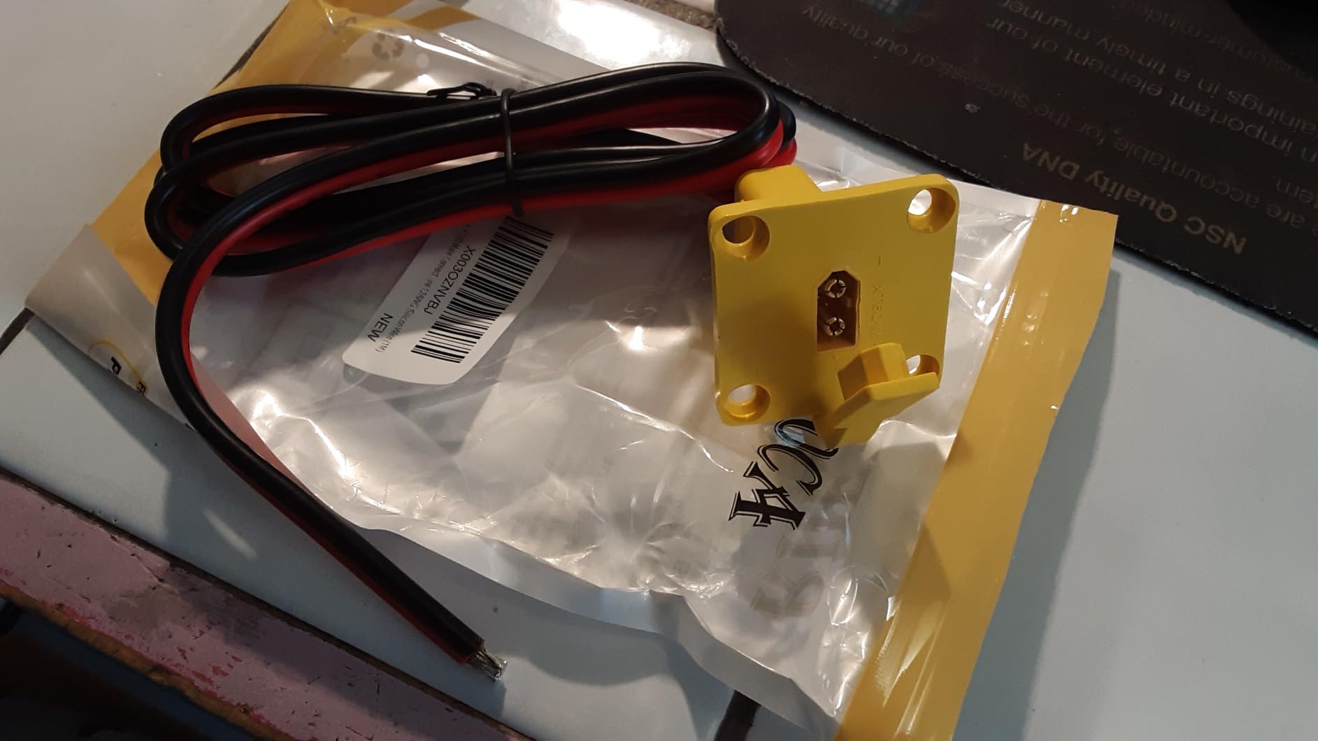 Amazon.com: RIIEYOCA XT60 Adapter with Mount Panel Cable 12AWG XT60 ...