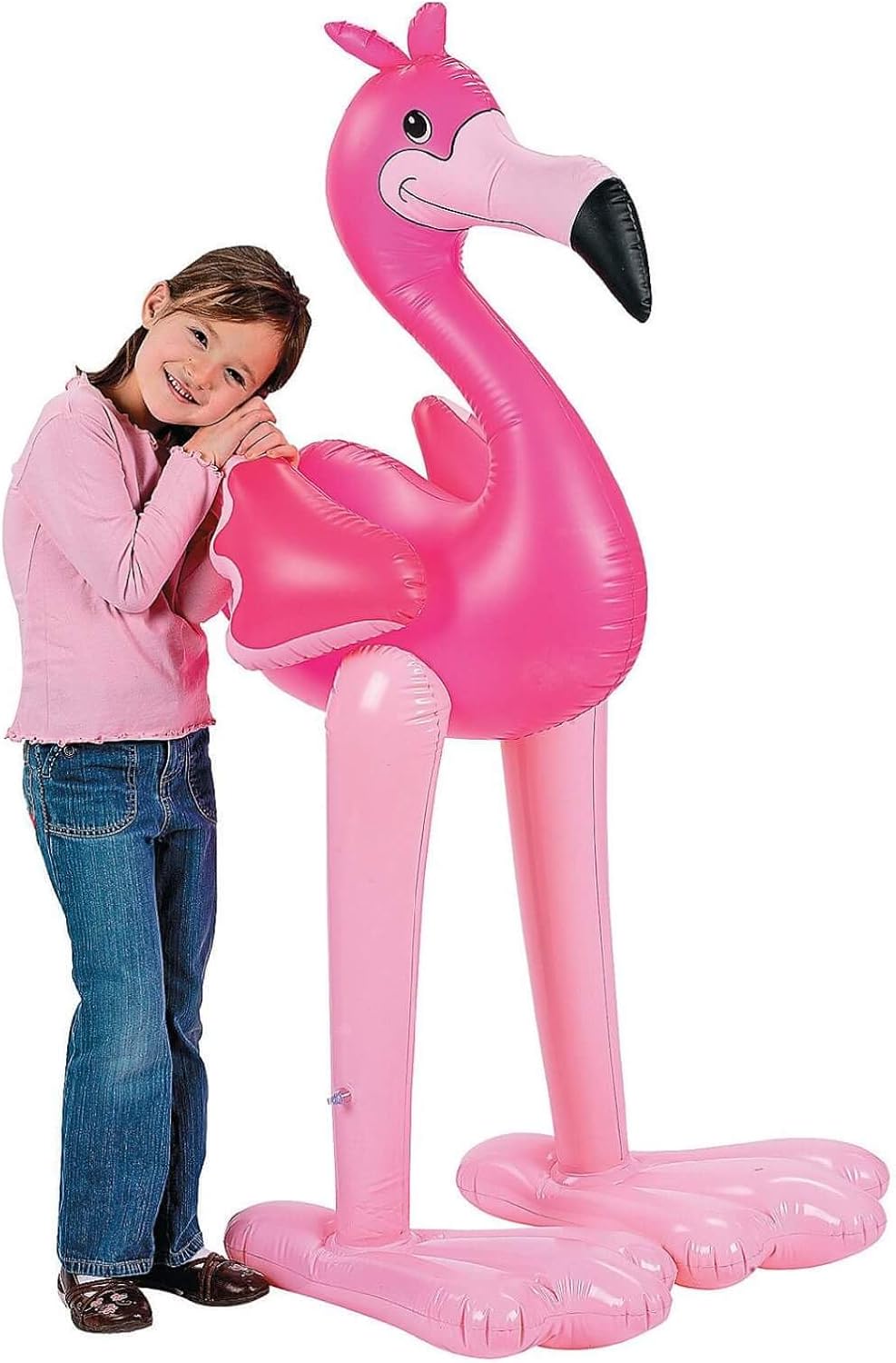 Amazon.com: SEDLAV Jumbo Inflatable Flamingo - 27" x 55" Giant Pink ...