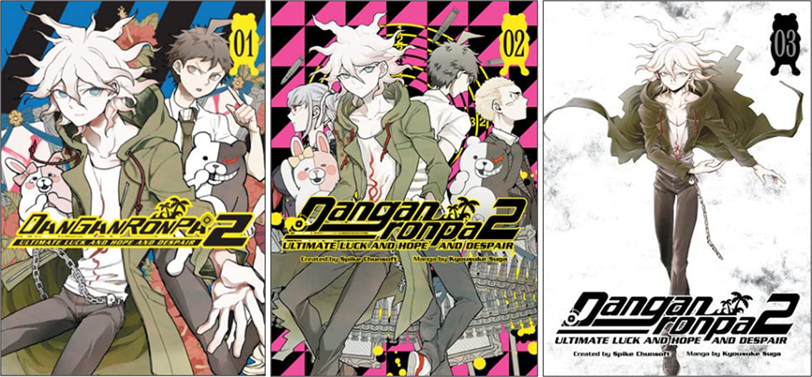 Danganronpa 2 Manga Set: Ultimate Luck and Hope and Despair Vol. 1-3 ...