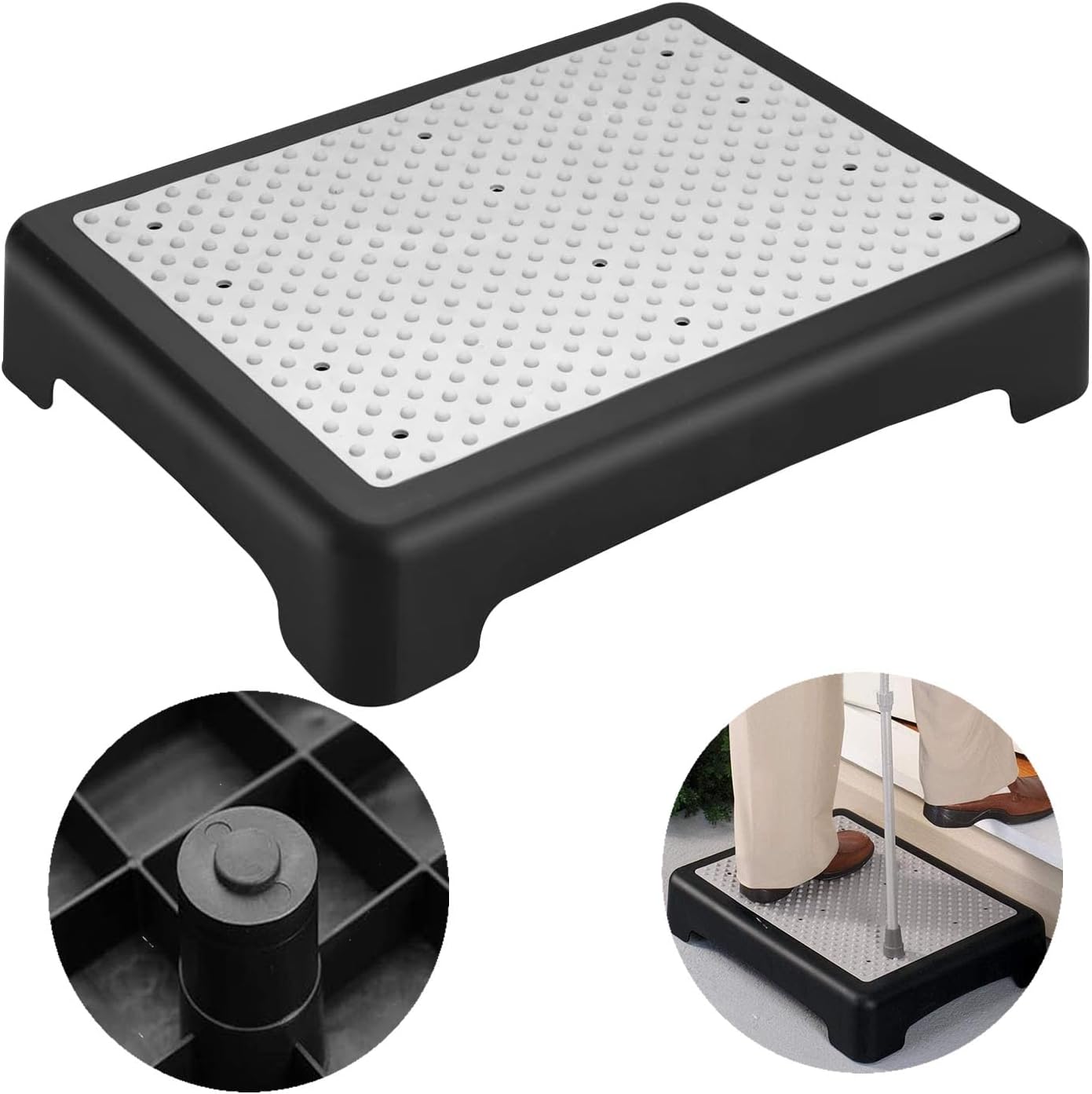Amazon.com: One Step Stool for Adults Elderly Non-Slip Step Platform ...