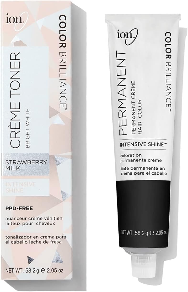 Amazon.com : Ion Bright White Creme Toner Strawberry Milk Strawberry ...