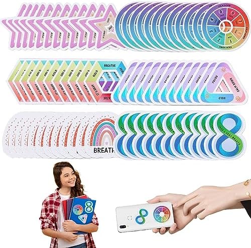 Amazon.com: 72 Pcs Anxiety Sensory Strips, 6 Fun Calming Stickers in ...