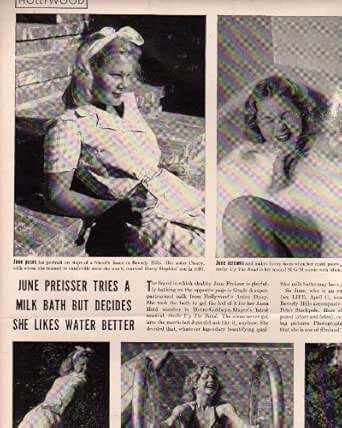June Preisser Clipping Magazine Photo orig 2pg 8x10 G10196 at Amazon's ...