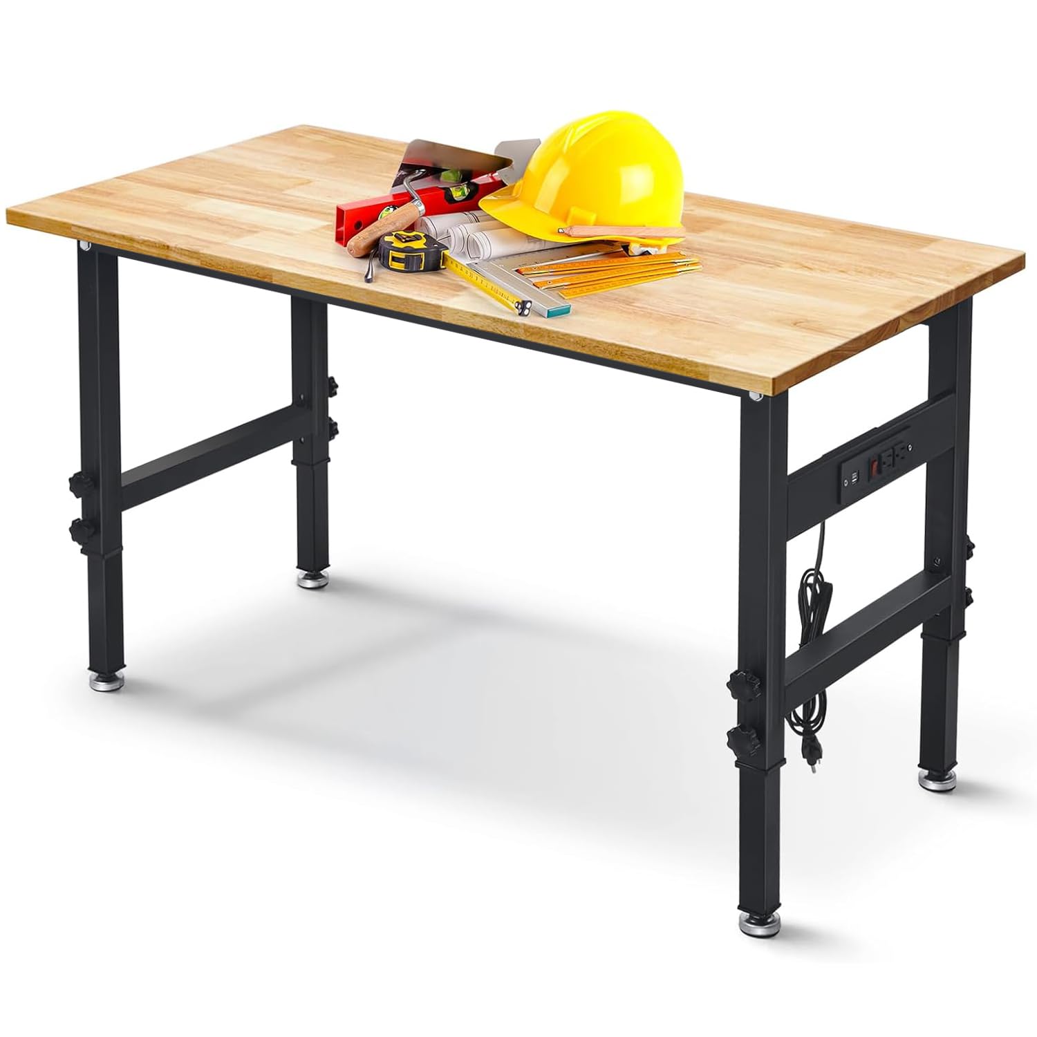 Buy Workbench for Garage 2200 LBS Load Capacity Heavy Duty Work Bench ...