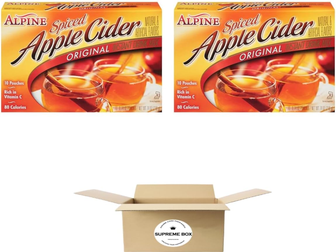 Amazon.com : Alpine Original Spiced Apple Cider Instant Drink Mix ...