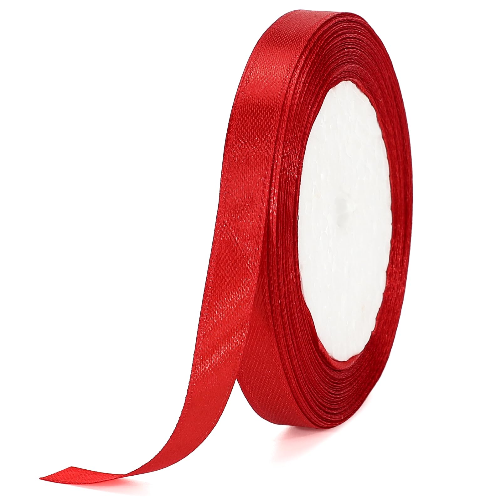 G2PLUS Red Stain Ribbons, 10mm Gift Wrap Ribbon, 22M Ribbons for Gift ...