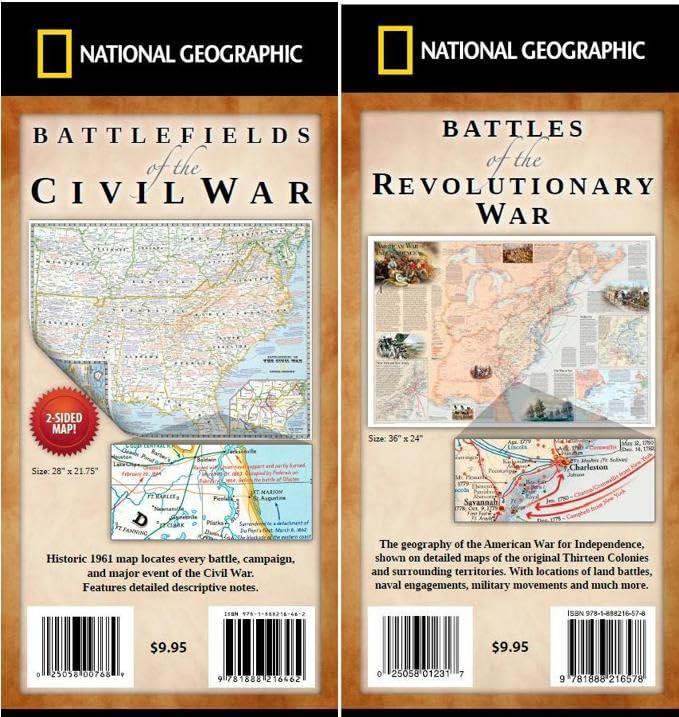 Military History Map Pack - Battles of the Revolutionary & Civil Wars ...