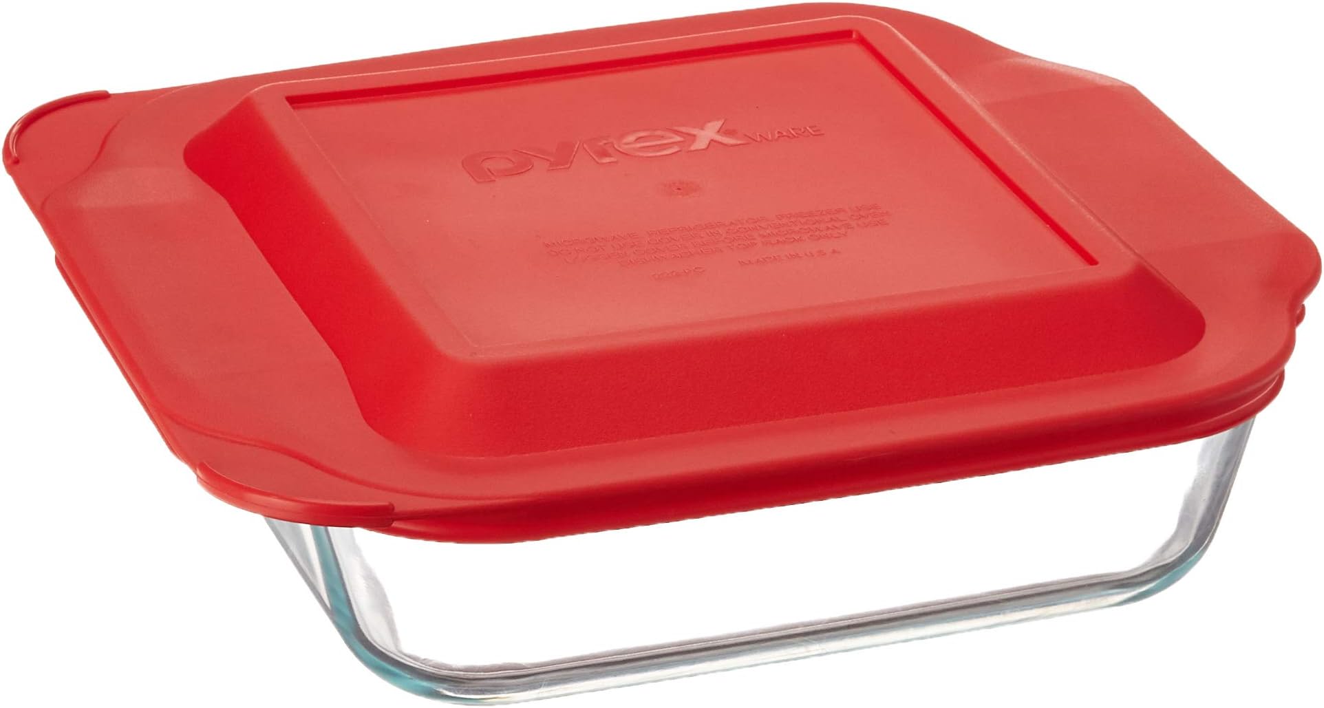 Amazon.com: Pyrex Colors (8"x8") Tinted Glass Baking Dish with BPA-Free ...