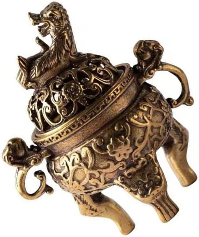 Artibetter Copper Incense Burner Pot 1pc Home Incense Burner Tiny ...