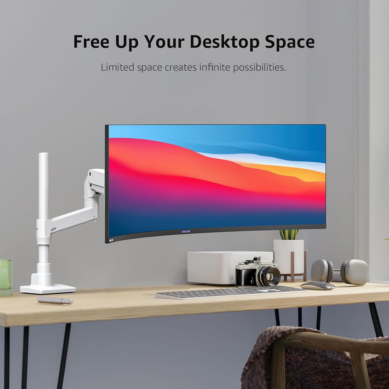 BEWISER Heavy Duty Monitor Arm for 34-57 inches Nepal | Ubuy