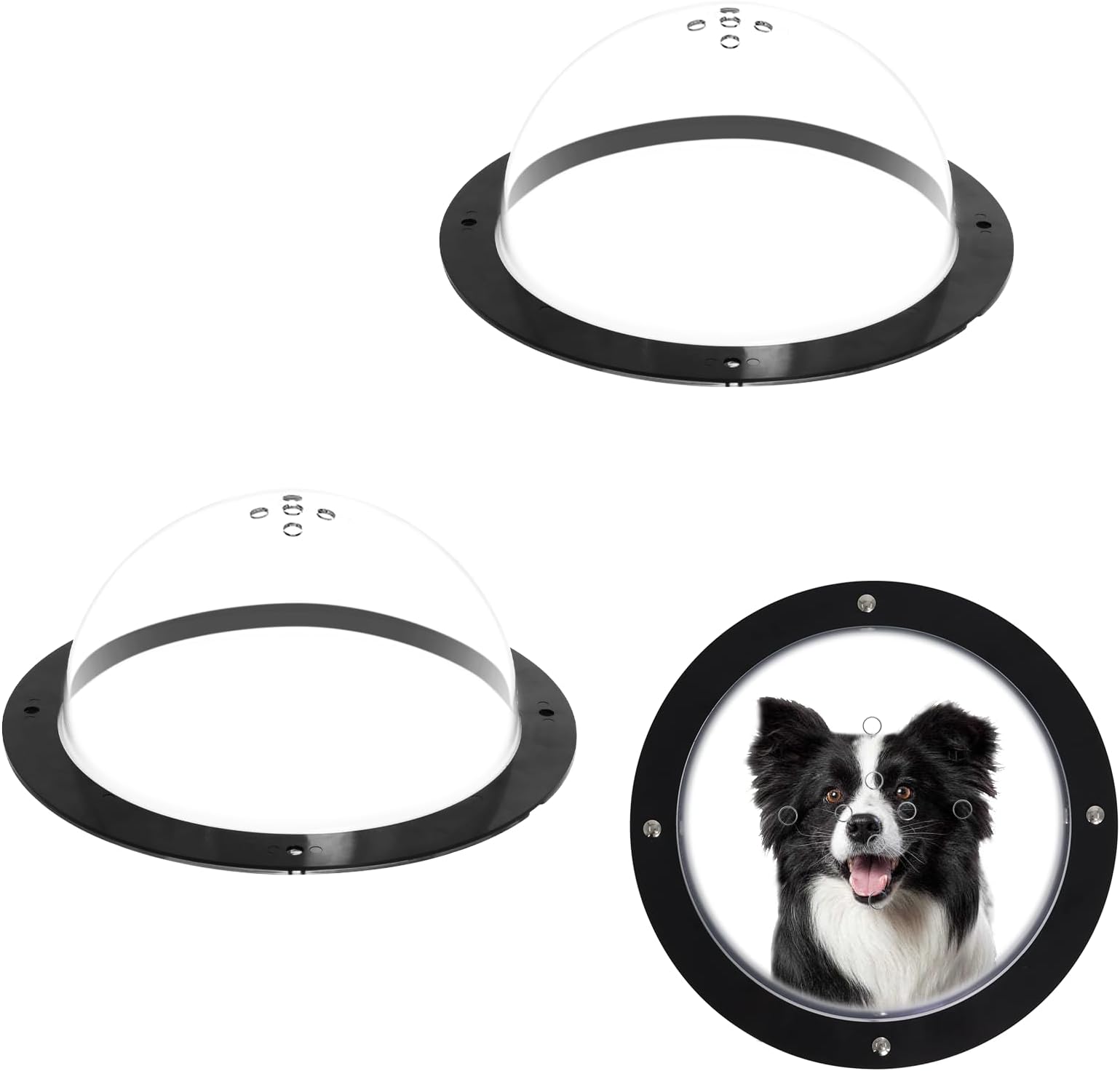 Amazon.com : MagiDeal Dog Fence Window Clear Doggie Fence Window 12.4 ...