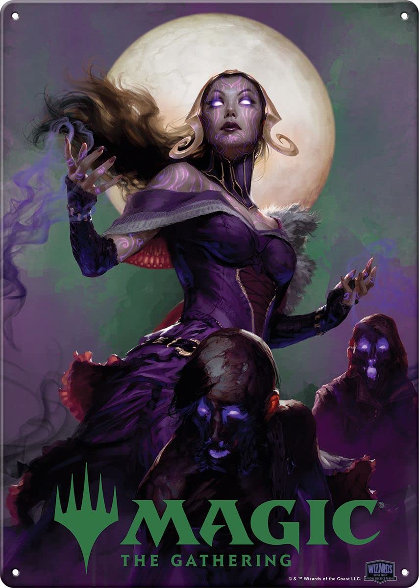 Amazon.com: Ata-Boy Magic the Gathering Metal Sign, Liliana Size 8.25 ...