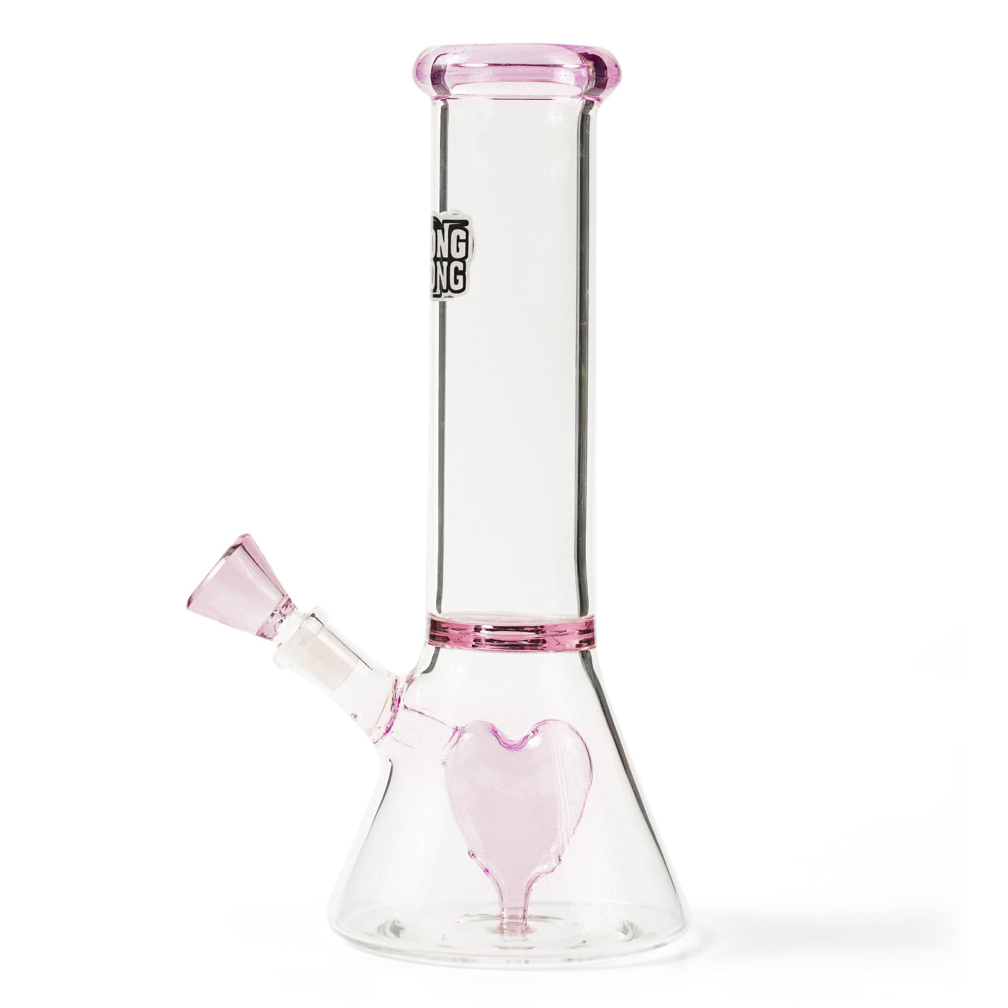 STRONG BONG Pink Heart Beaker Percolator Ice Bong |Size: 10" (25cms ...