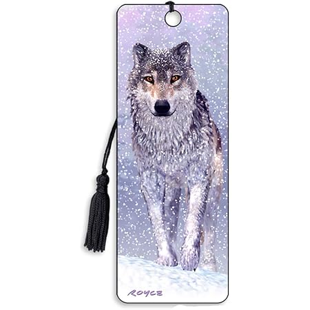 Amazon.com : 3D Royce Wolf Bookmark- by Artgame (Northern Choir ...