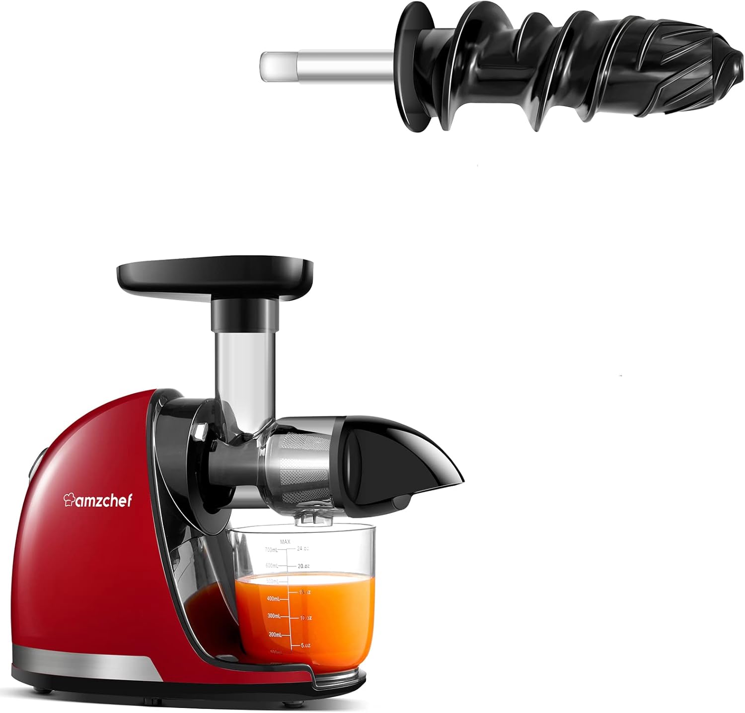 Amazon.com: Cold Press Juicer Bundled with AMZCHEF Juicer Auger, Slow ...