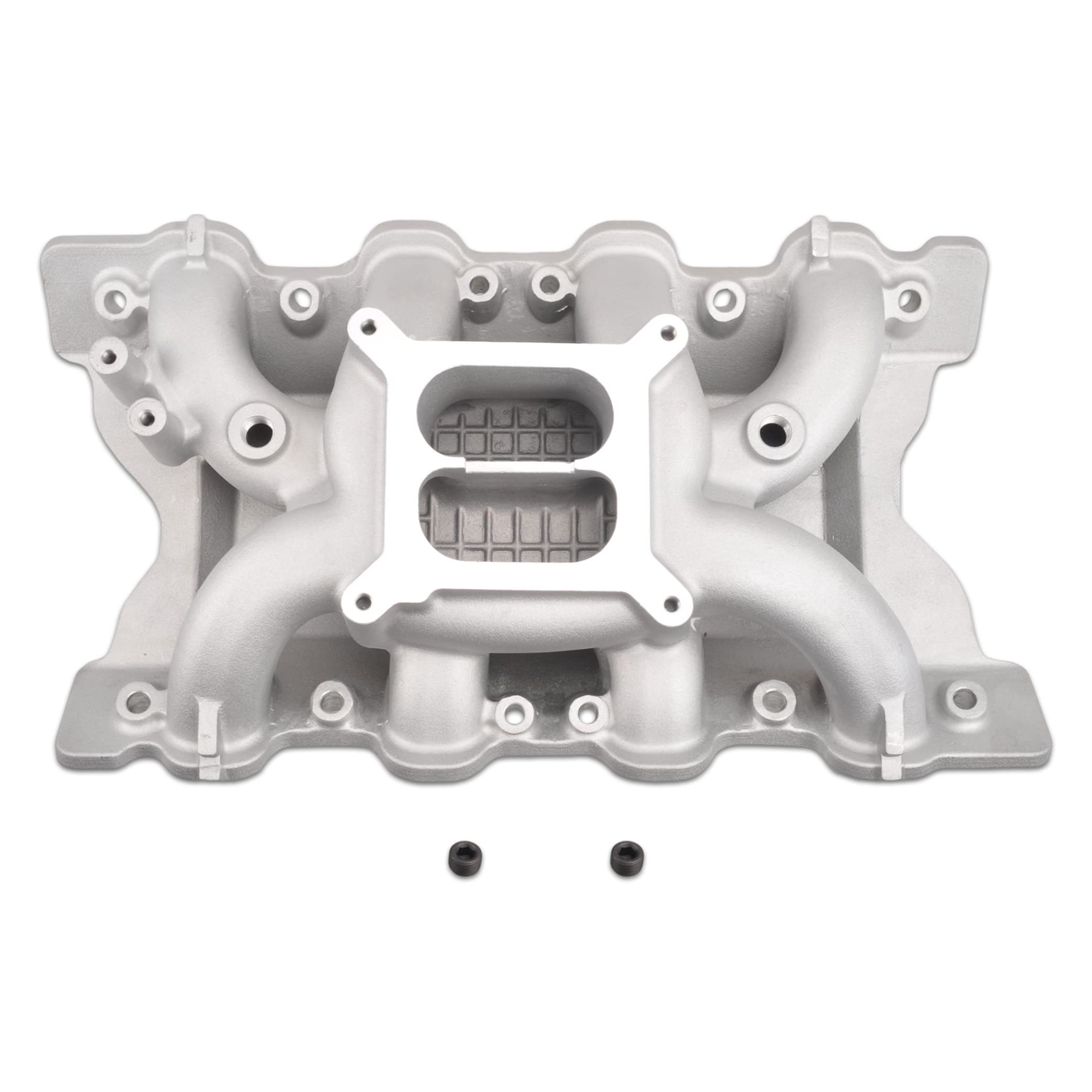 Snapklik.com : FGJQEFG Intake Manifold Aluminum Dual Plane Compatible