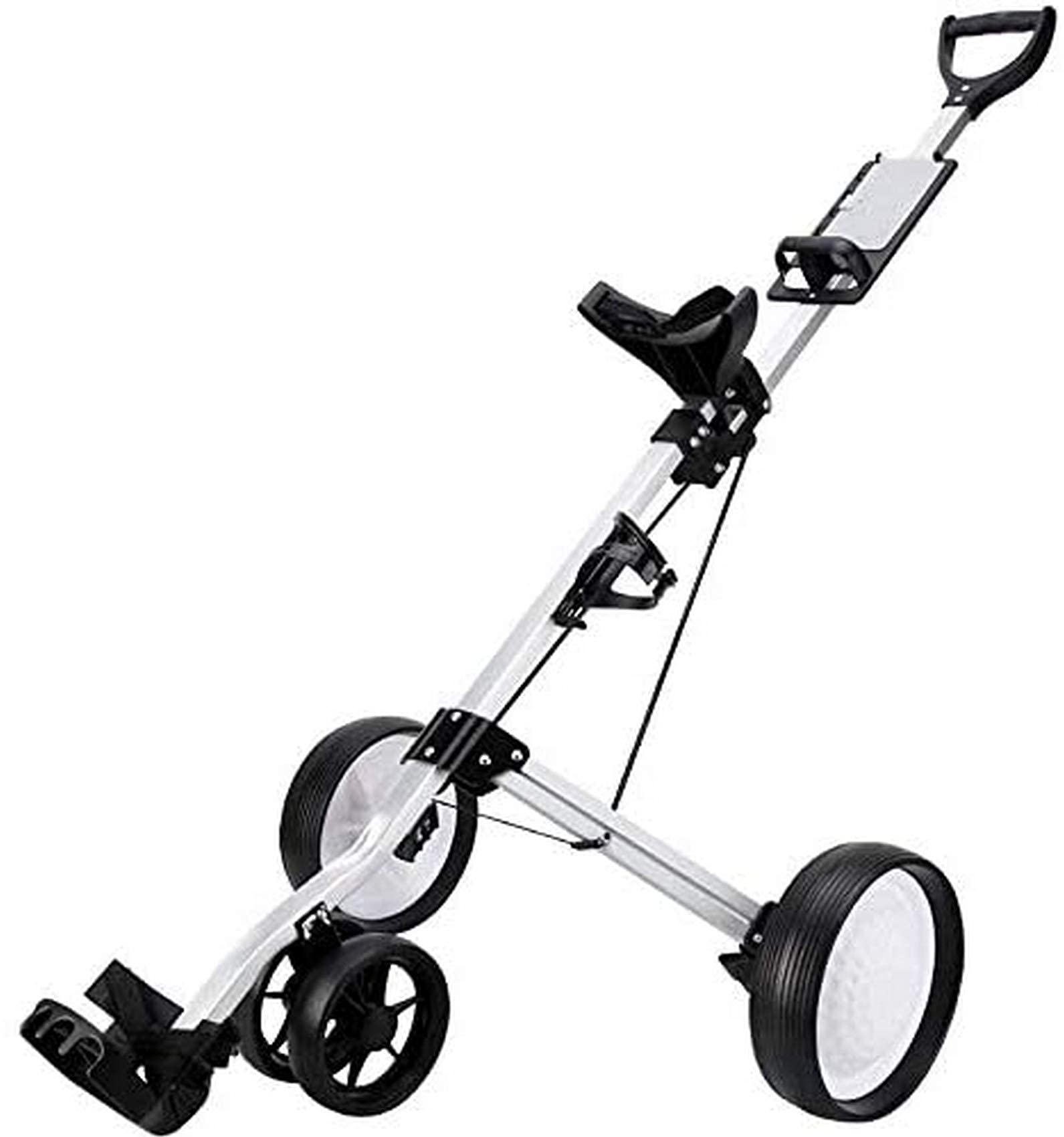 Golf Push Cart Lightweight 4 Wheel Foldable Golf Cart Rack | Desertcart ...