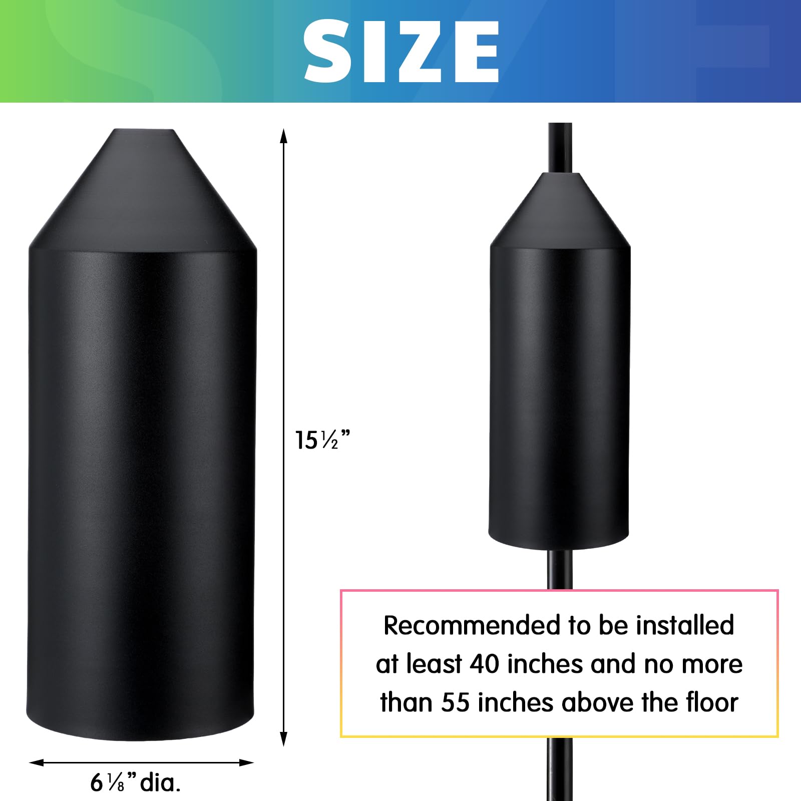 2 Pcs Galvanized Steel Squirrel Baffle for Bird Feeder Pole Squirrel ...