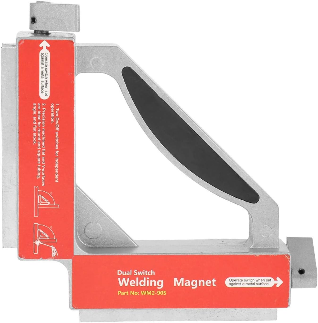 Buy Gerioie Welding Fixture, Strong Magnetic Hand Tools, Angle Magnet ...