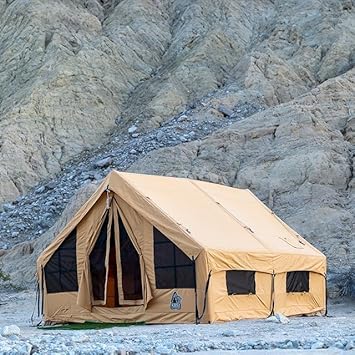 Rbm Outdoors Panda Inflatable Tents for Camping with Stove Jack, Luxury ...