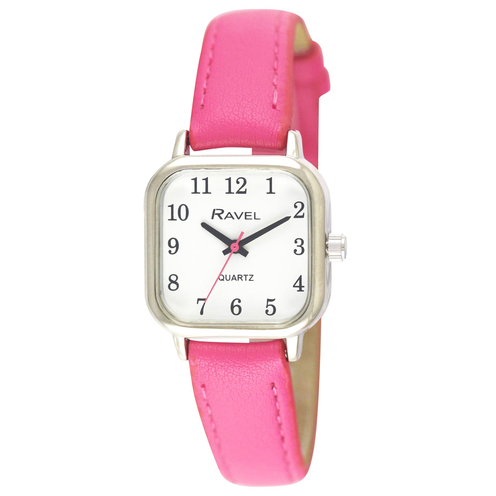 Ravel - Women's Square Brighter Days Silver Tone Watch - Analogue ...
