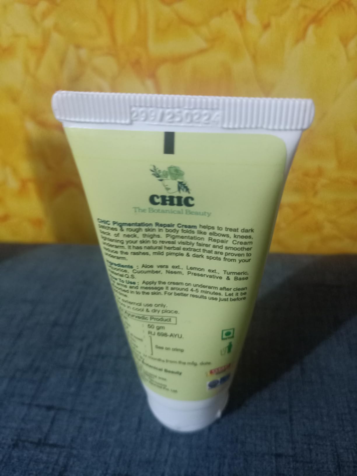 CHIC The Botanical Beauty Pigmentation Repair Cream, Safe for Teens ...