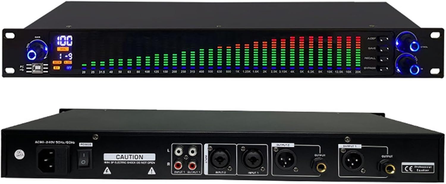 Amazon.com: XRFCY DJ Sound Controller,Graphic Equalizer,31 Band ...