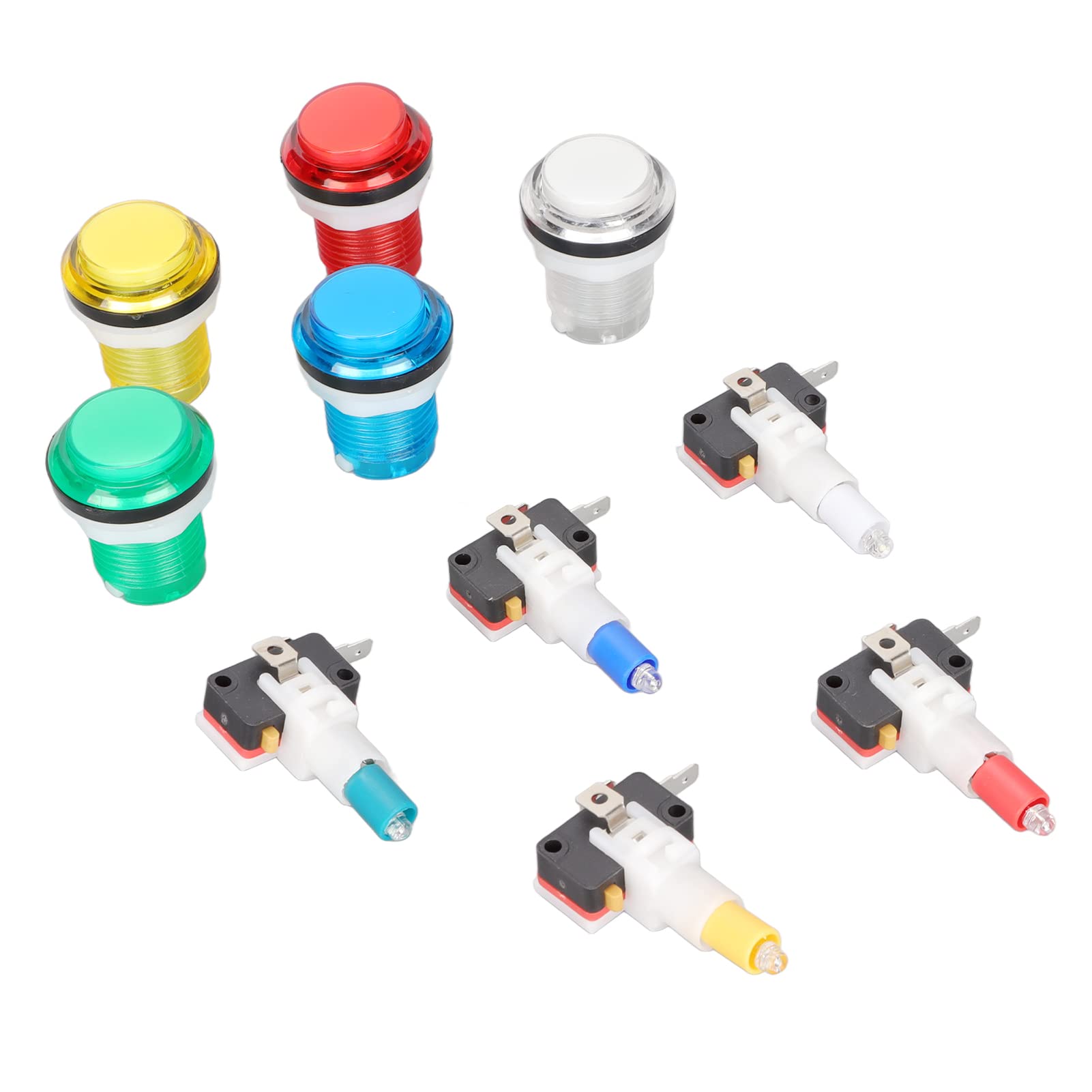 Buy Kafuty-1 Arcade Game Push Button, 32mm LED Illuminated Push Buttons ...