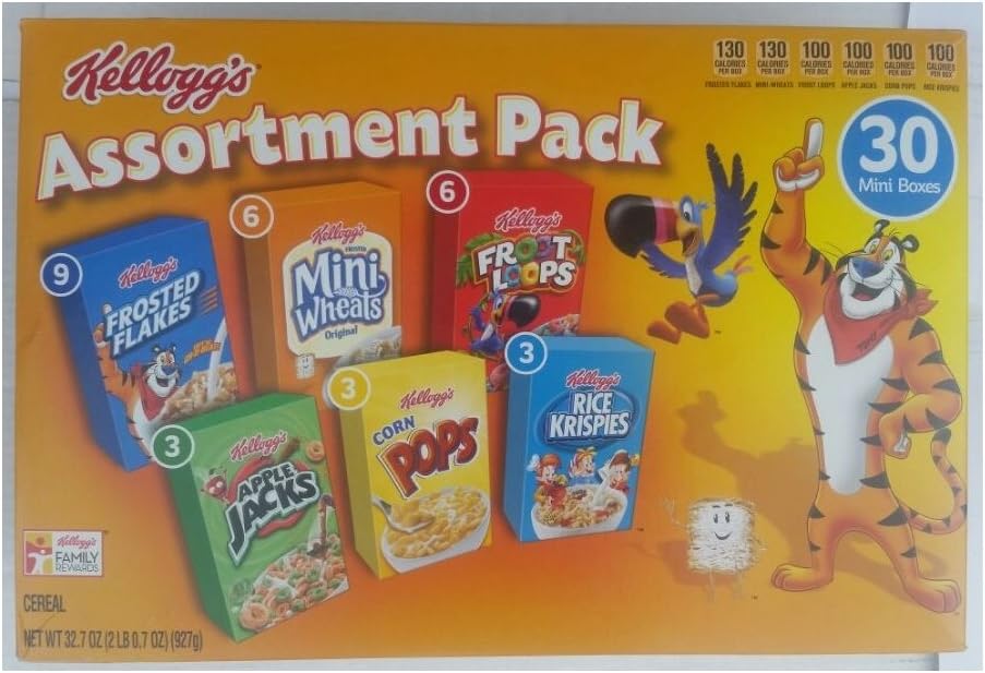 Amazon.com: Mini Cereal Boxes Variety Pack - Single Serve Breakfast ...