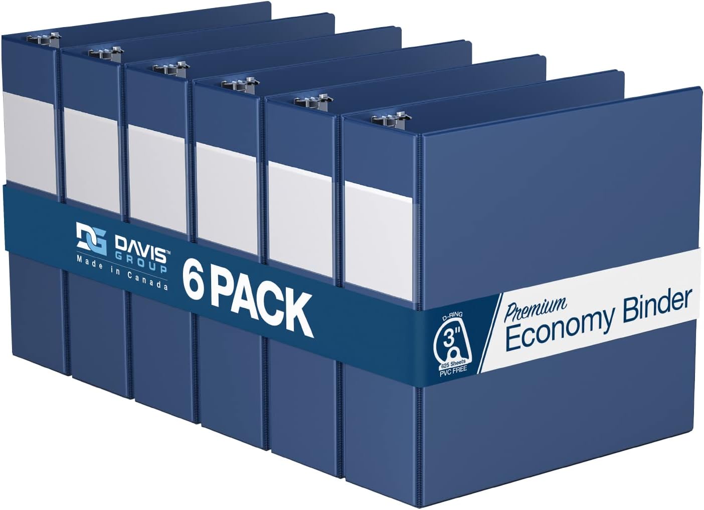 Amazon.com : Premium Economy 3-Inch Binder, 3-Ring Binder for School ...