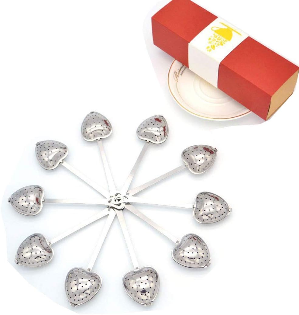 Amazon.com: 30PCS Heart Shape Tea Infusers for Wedding Favors Bridal ...