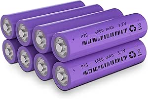 3.7 Volt Rechargeable Battery, REACELL 3000mAh Rechargeable Battery ...